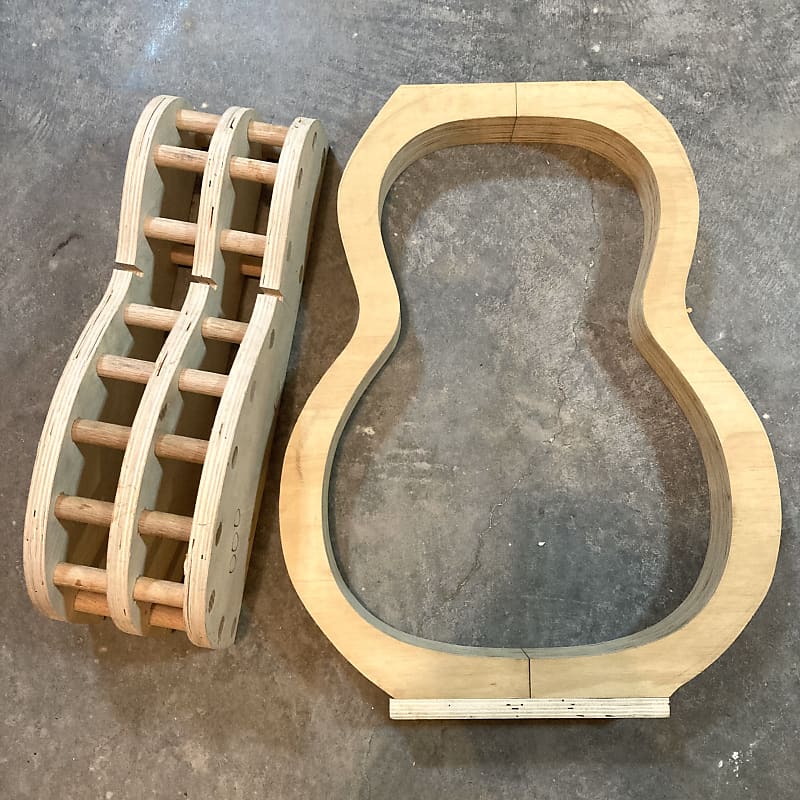 000 Style Acoustic Guitar Mold and Side Molds - Estate of | Reverb