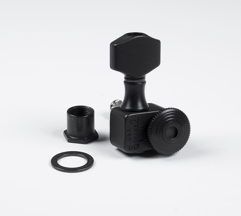Sperzel EZ-Mount 7 String Black locking tuner - No Drilling! | Reverb