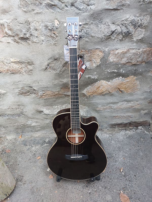 Tanglewood TW4-CE-BS - Black Shadow Gloss | Reverb