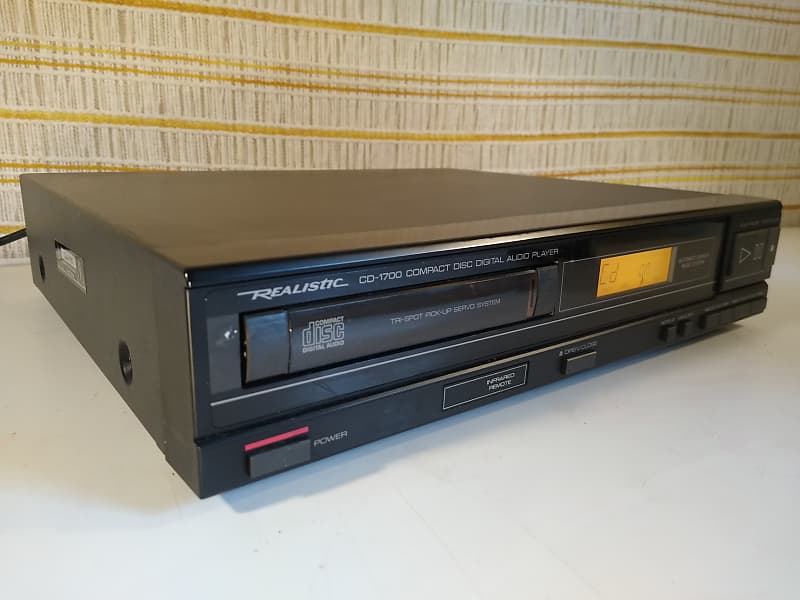 Realistic CD-1700 CD Compact Disc Single Disc Player Vintage | Reverb