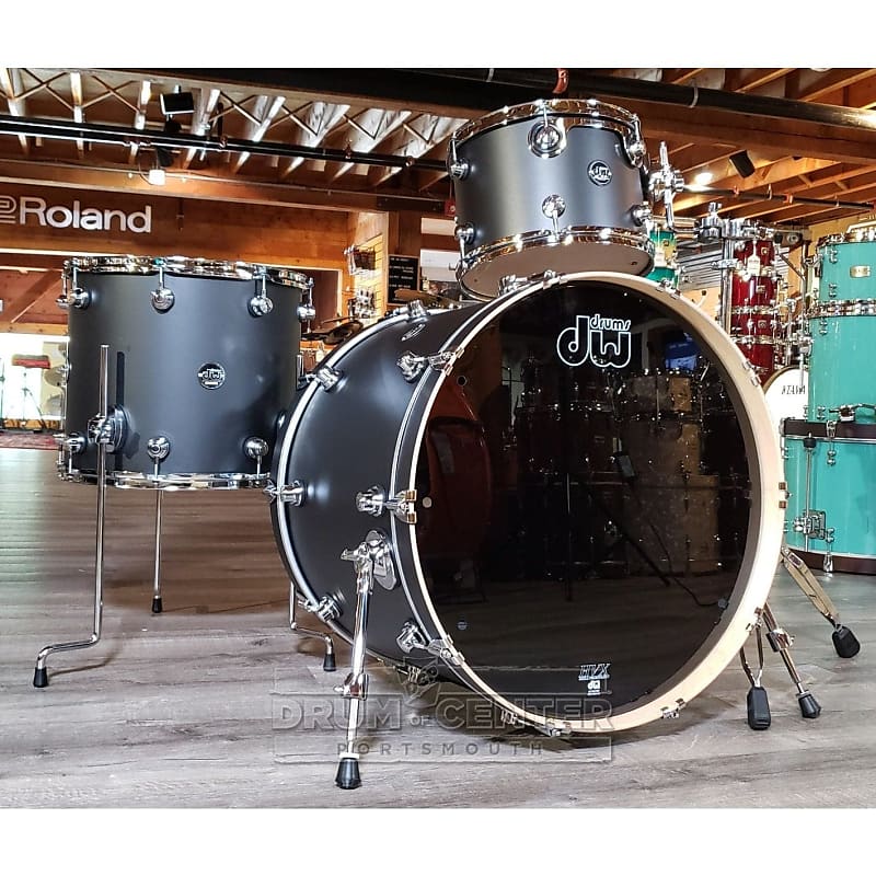 DW Performance 3pc Drum Set 24x18/13x9/16x14 Hard Satin | Reverb