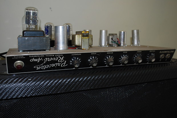 1966 Fender Princeton Reverb Amp Chassis w/ New Tubes | Reverb