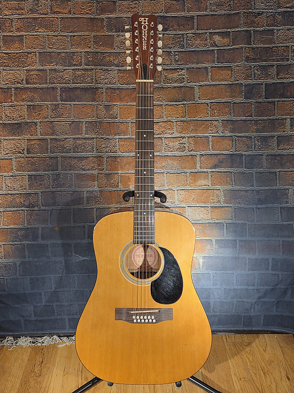 Hohner HG512 12-String Acoustic Natural | Reverb