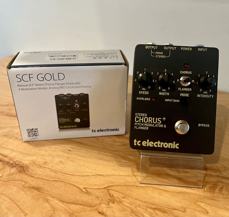 TC Electronic SCF Gold Stereo Chorus Flanger Pedal | Reverb
