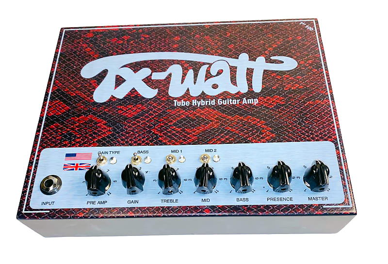 TX-Watt TX-Watt Tube Hybrid Guitar Amp 2021 - Red Snakeskin | Reverb