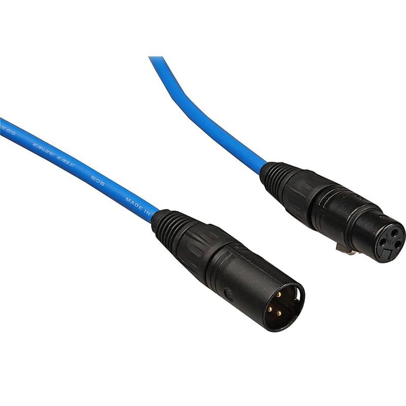 Canare L-4E6S 100m Star Quad Microphone Cable, Blue | Reverb