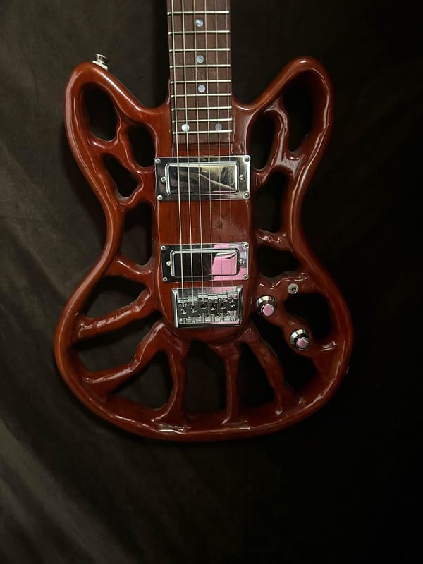 Handmade Carved Roots Guitar | Reverb