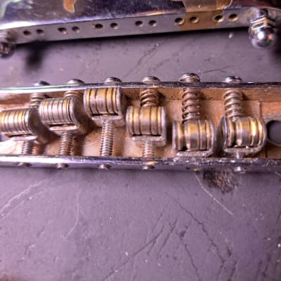 Mosrite 12 string bridge and tailpiece 1960s | Reverb