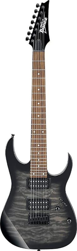 Ibanez GRG7221QATKS GIO RG 7 String Electric Guitar in | Reverb