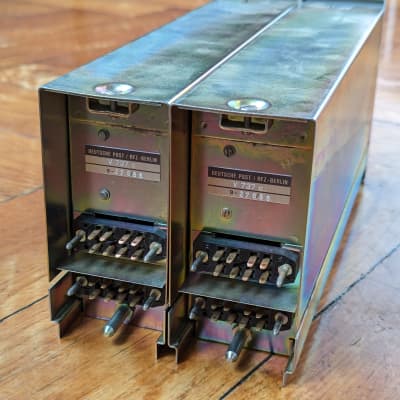 Pair 1970s RFZ V737c discrete mic preamp / splitter with 5 | Reverb