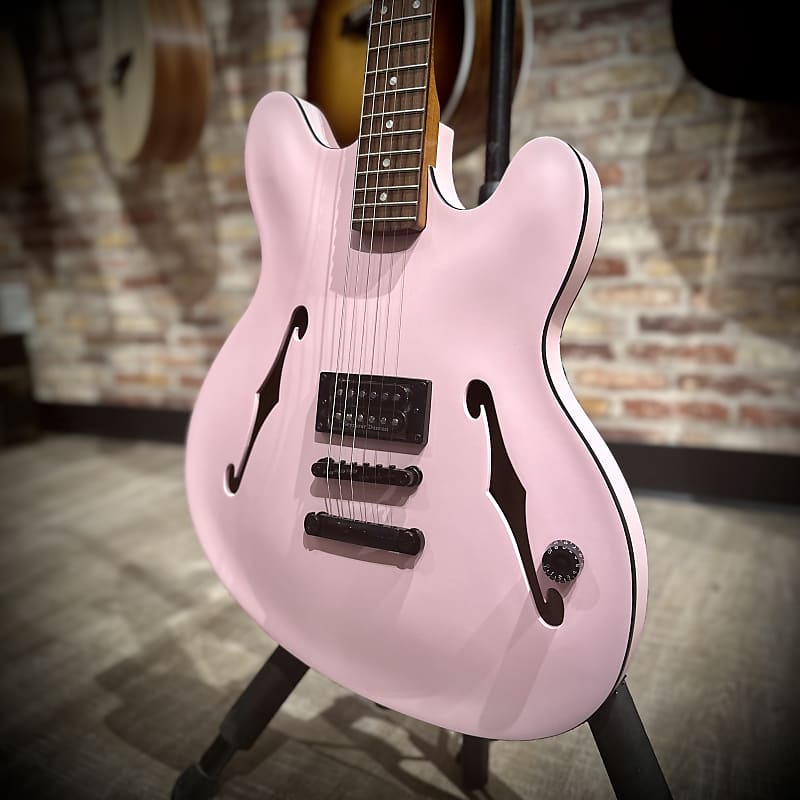 Fender Tom Delonge Starcaster - Satin Shell Pink | Reverb