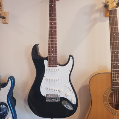 Lotus Stratocaster 80s-90s - Black | Reverb
