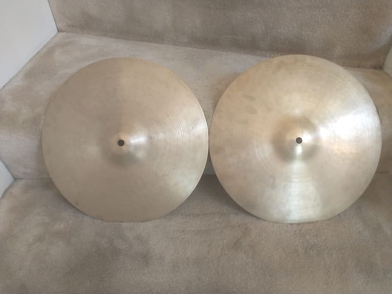 Zildjian Vintage Avedis "A" Series 14 Inch Hi Hats, | Reverb