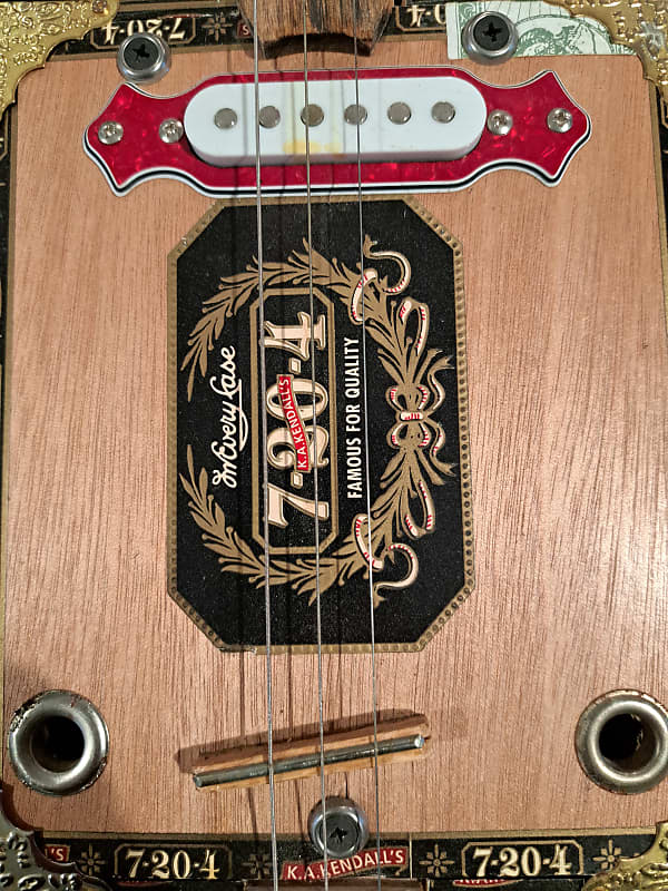 Cigar Box Guitar 24 Frets Electric | Reverb