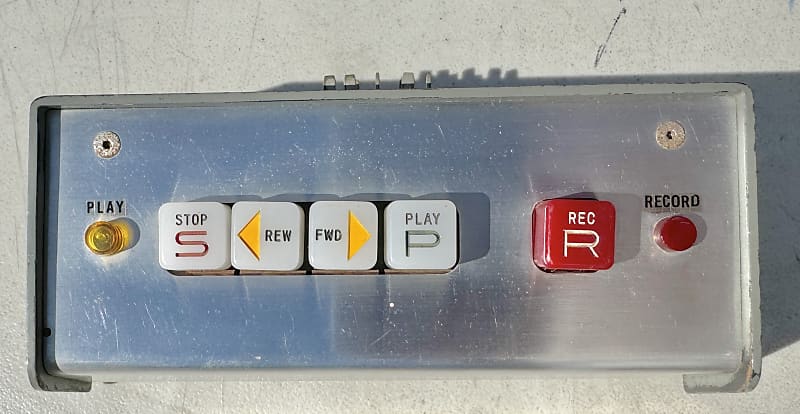 Ampex (?) Vintage Tape Recorder Remote Control - Stainless | Reverb