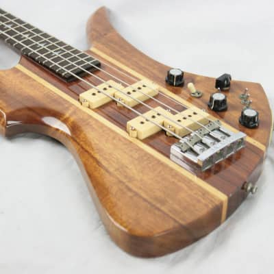 c. 1981 BC Rich USA Mockingbird KOA Bass w/ Original Case! | Reverb