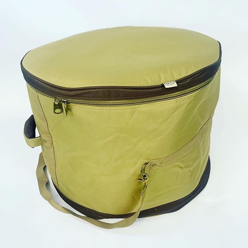 Barton 14X14 Drum Bag Olive Drab / Brown | Reverb