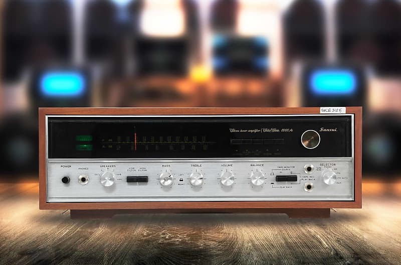SANSUI 5000A VINTAGE RECEIVER - ALL NEW LIGHTS, RECAPPED, | Reverb