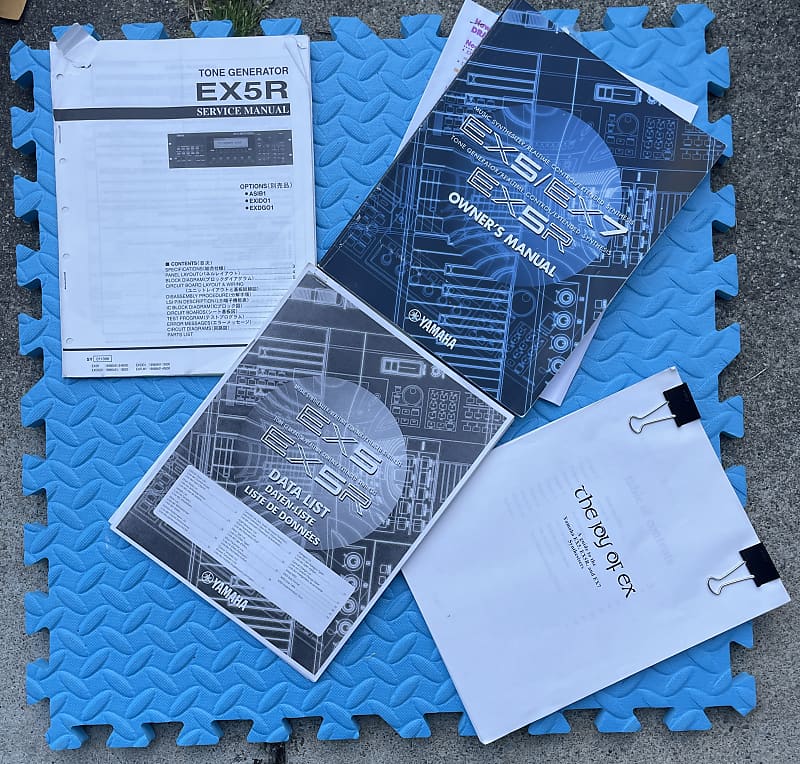 Yamaha EX series documentation EX5R | Reverb