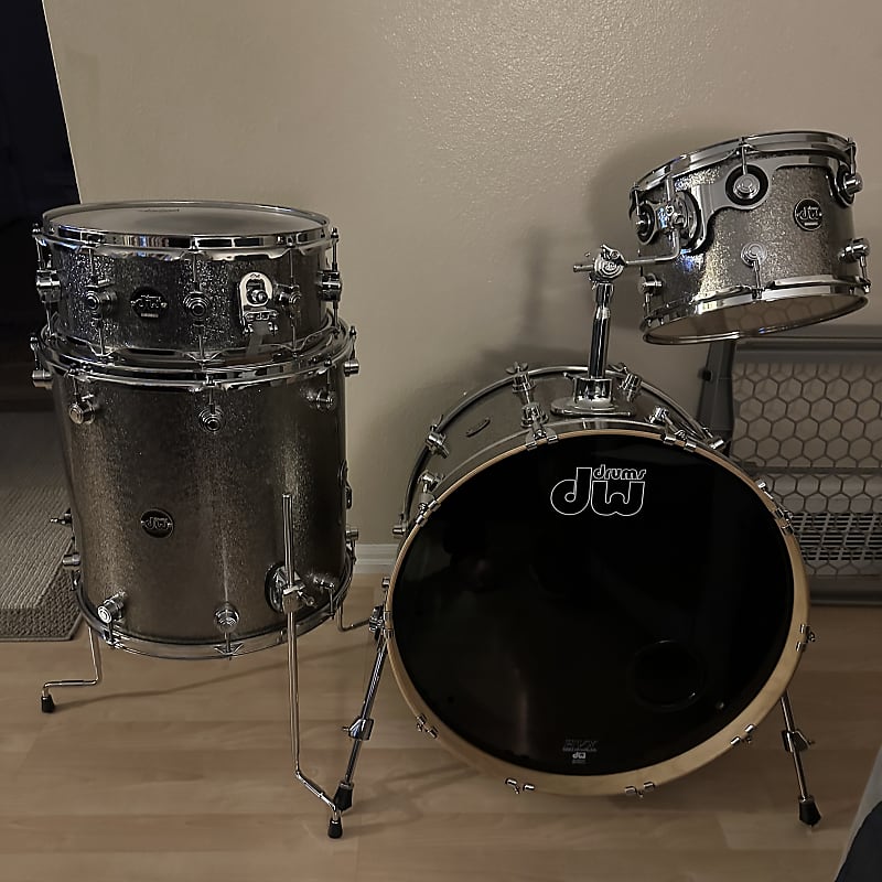 DW Performance Series Shell Pack - Titanium Sparkle | Reverb