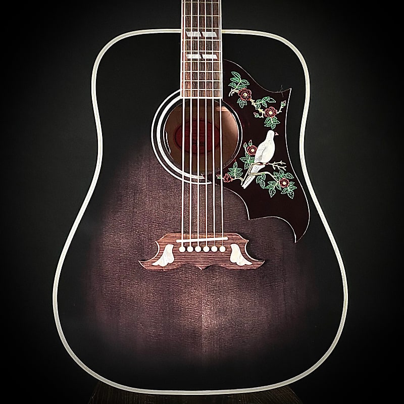 Gibson MV Custom Dove - Trans Black | Reverb