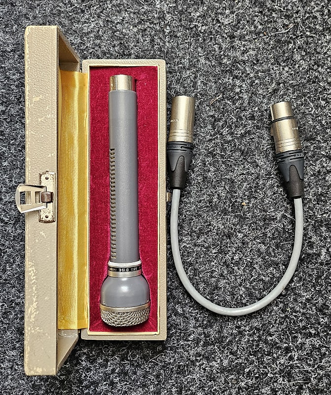 Vintage mic AKG D19E in original.box with XLR-5-50 to XLR | Reverb UK