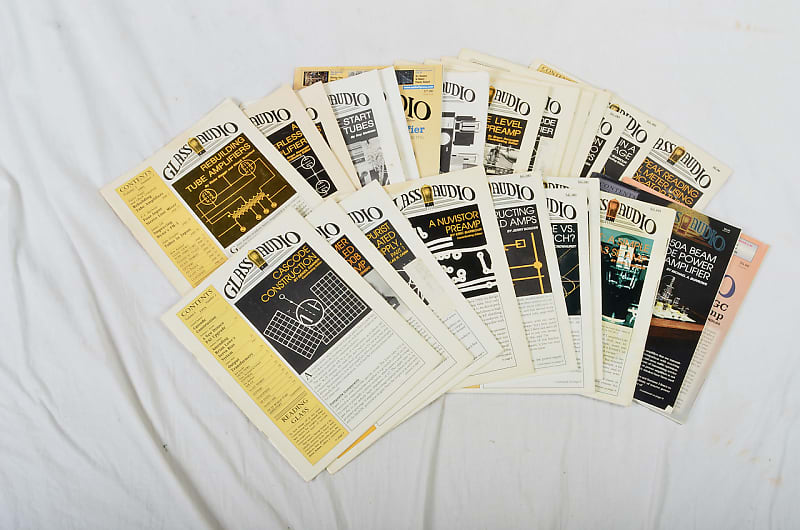 Glass Audio Magazine 24 Back Issues 1989-2000 | Reverb