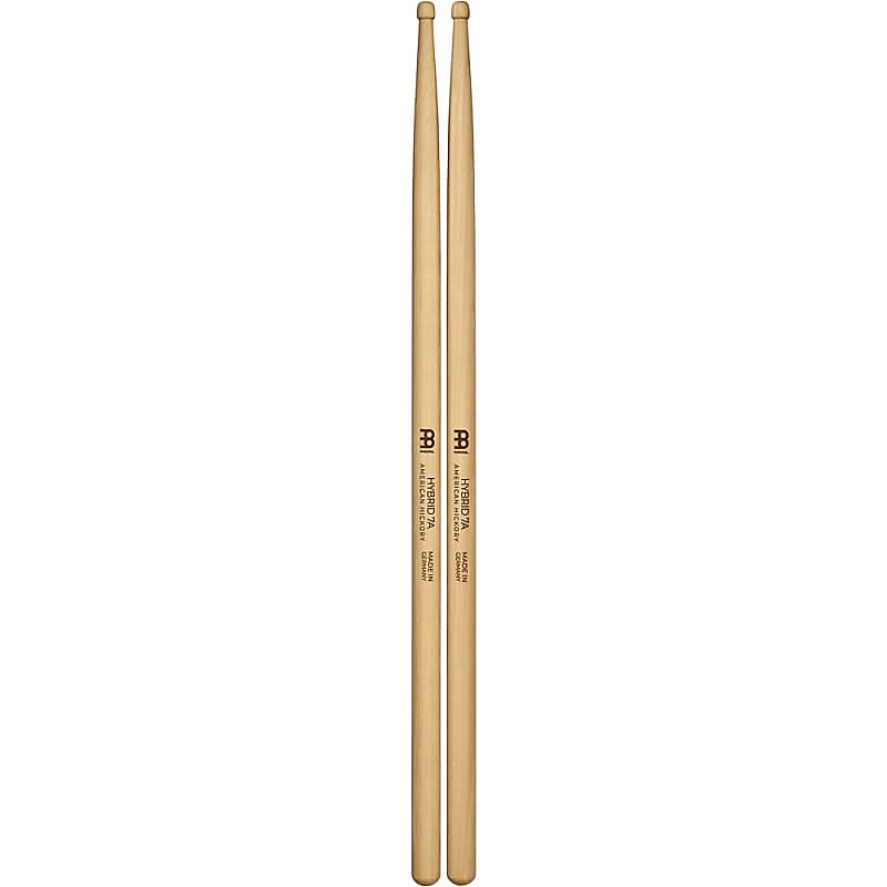 Meinl Stick & Brush Hybrid Hickory Drum Sticks 7A | Reverb