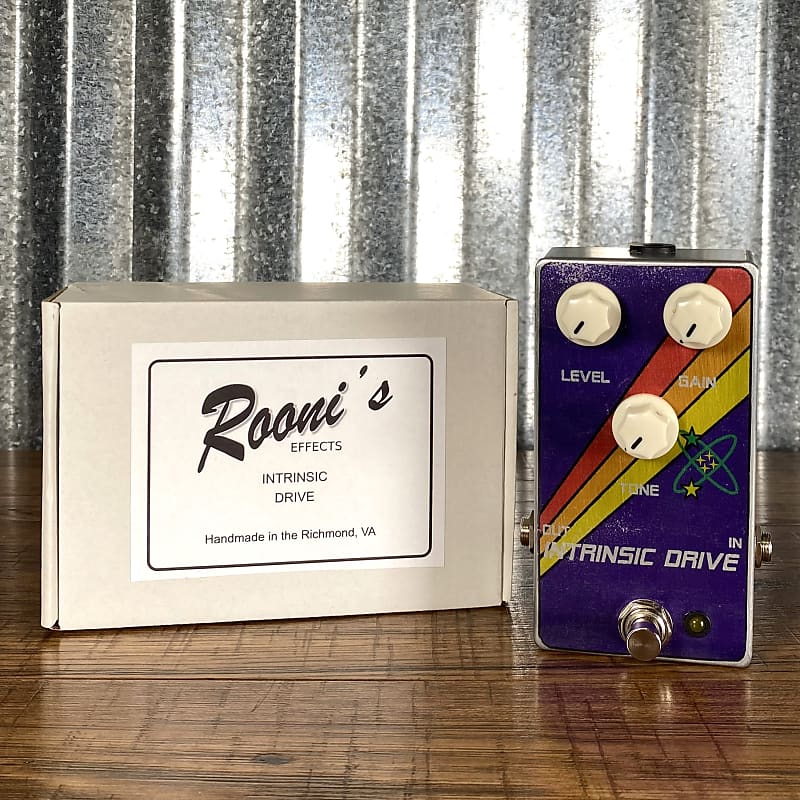 Rooni's Effects Intrinsic Drive Overdrive Guitar Effect Pedal | Reverb