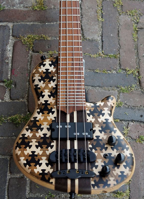 Mayones Cali 4- Triskelion, Wenge-Maple Neck - Transparant | Reverb