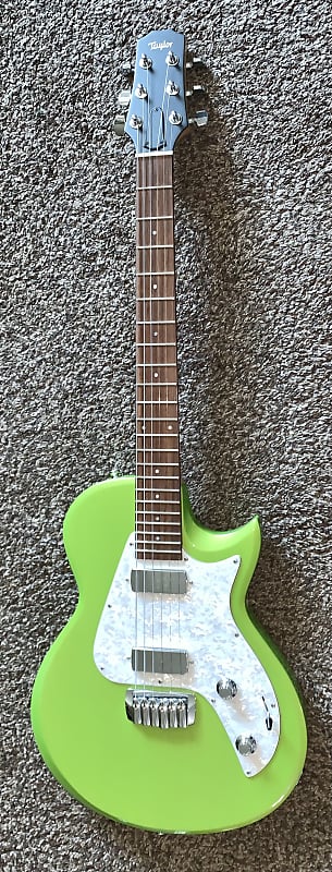 Taylor sb-1 solid body electric guitar in rare green finish | Reverb