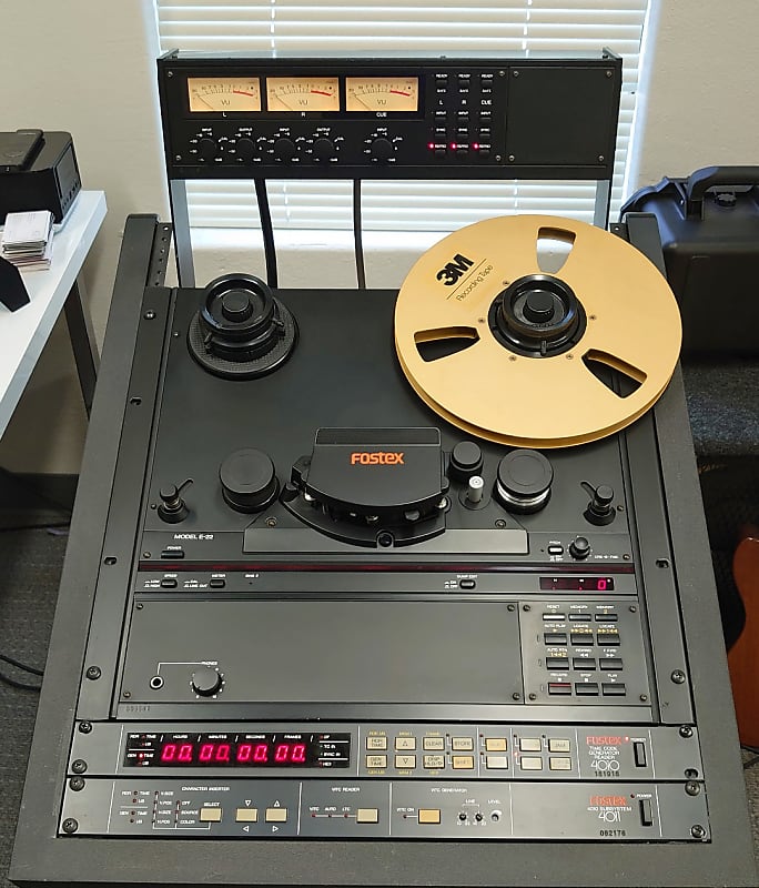 Fostex E22 half-inch 2 track master recorder | Reverb