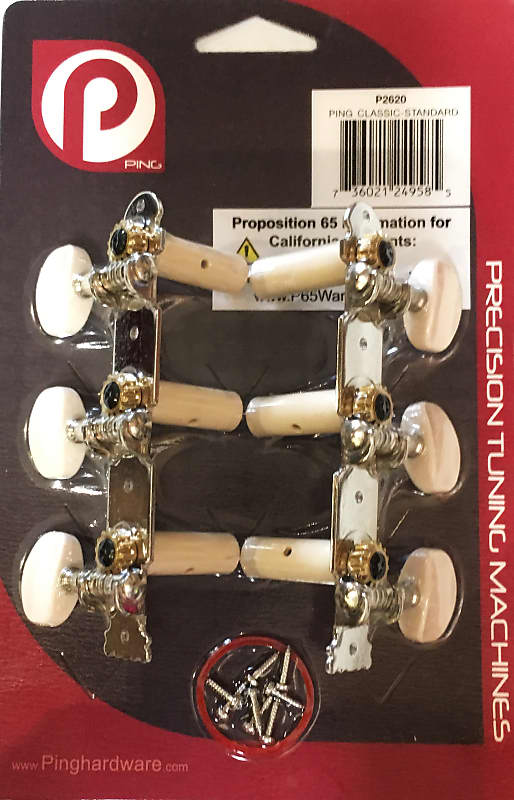 Ping P2620 Economy Set of Classic Guitar Tuning Machine | Reverb
