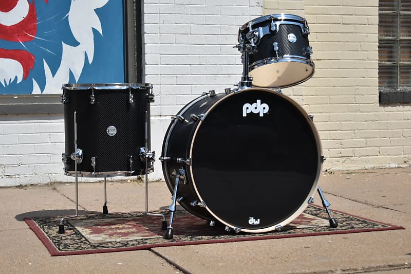 B-stock PDP Concept Maple Carbon Fiber Drum Set 3-Piece Kit | Reverb
