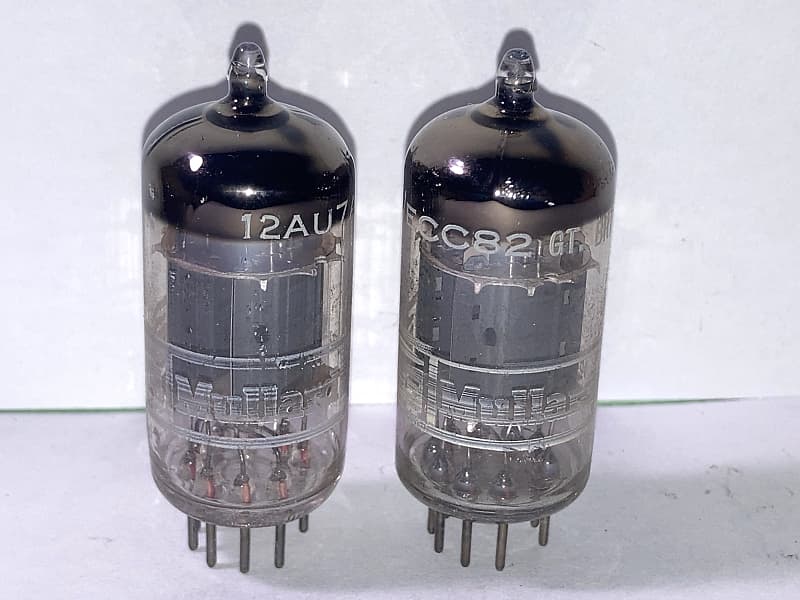 1968-1969 Mullard Blackburn 12AU7 12AU7A ECC82 Tubes, Matched | Reverb