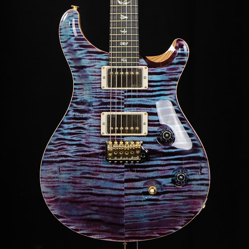 PRS Wood Library Custom 24 10-Top Flame Maple Electric Guitar | Reverb