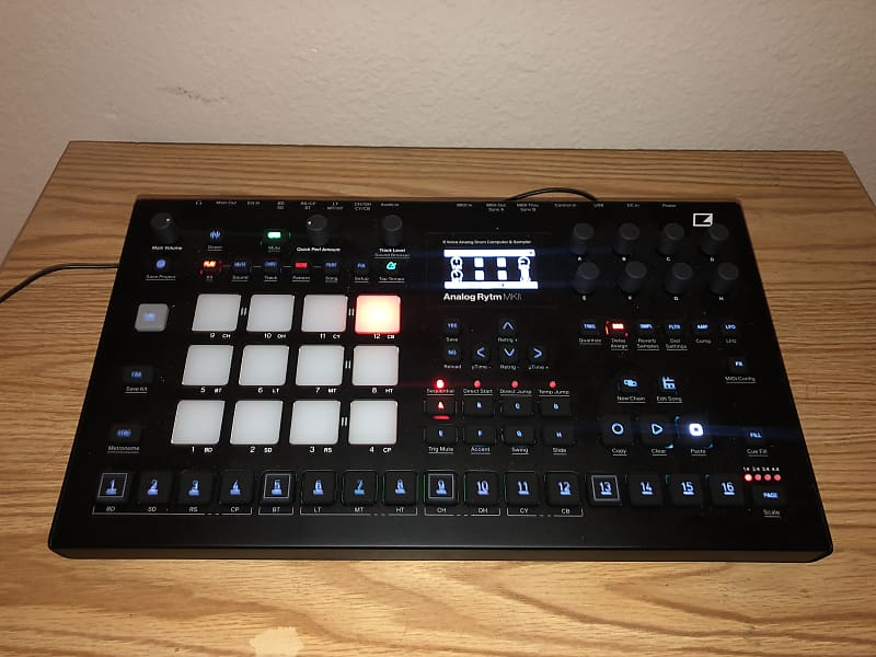 Elektron Analog Rytm MKII 8-Voice Analog Drum Computer & | Reverb