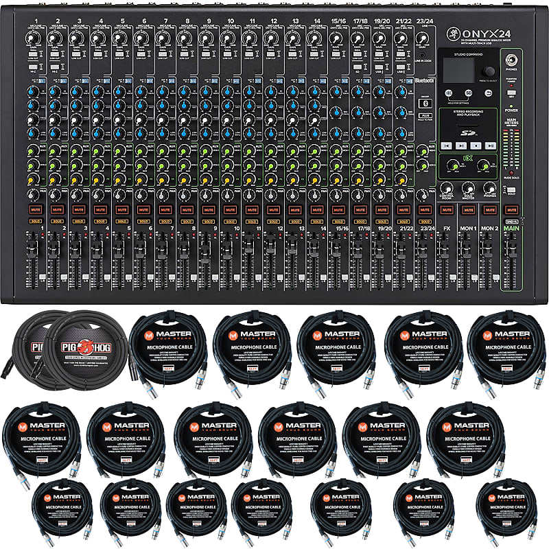 Mackie Onyx24 24-Channel Analog Mixer and Multi-Track USB | Reverb