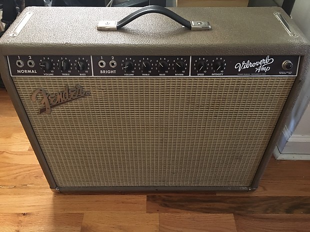 Fender '63 Vibroverb Reissue Early 1990s Brown Tolex | Reverb