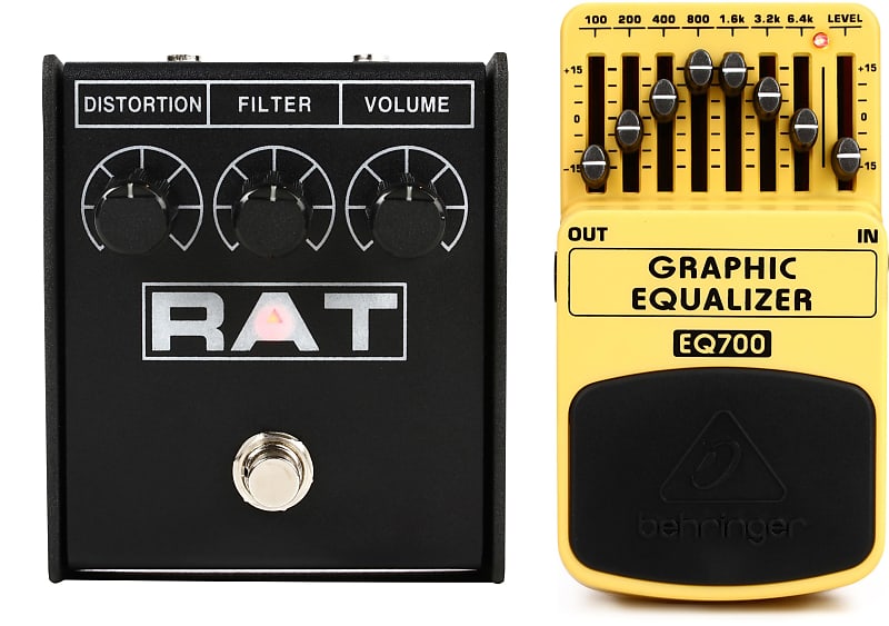 Pro Co RAT 2 Distortion / Fuzz / Overdrive Pedal Bundle with | Reverb