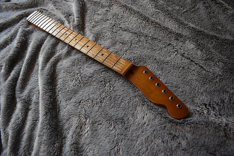 RIVER RELICS Fender Licensed Telecaster Neck Heavy Aged Maple | Reverb