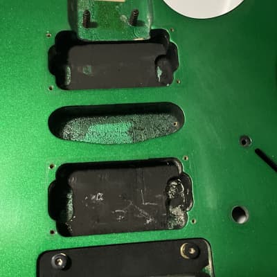 1996 Korean Ibanez RG270DX Emerald Green Guitar Body Floyd | Reverb