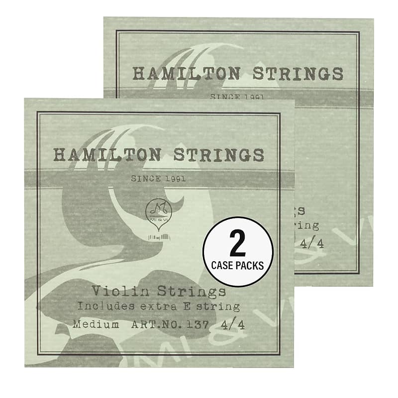Mi&Vi 2 Sets Hamilton Violin Strings — 1/8 Universal Scale | Reverb