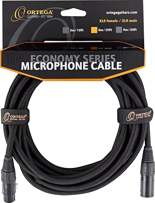 Professional Braided Microphone Cable Female XLR / Male XLR | Reverb