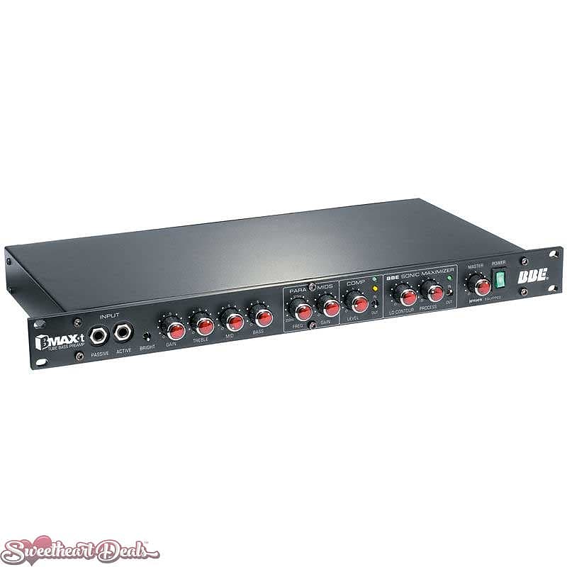 BBE BMAX-t Tube Bass Guitar Preamplifier Rackmount Processor | Reverb