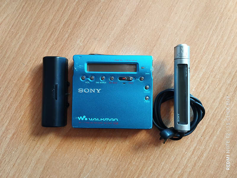 Sony recorder MD Walkman MZ- R900 Blue Portable Player | Reverb