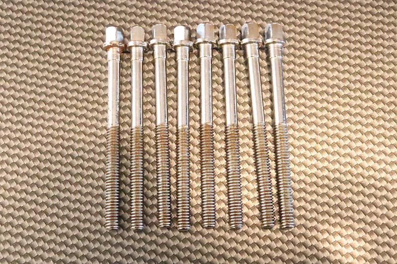 Slingerland 3" Chrome Tension Rods 8pk Vintage 1960's #1 | Reverb