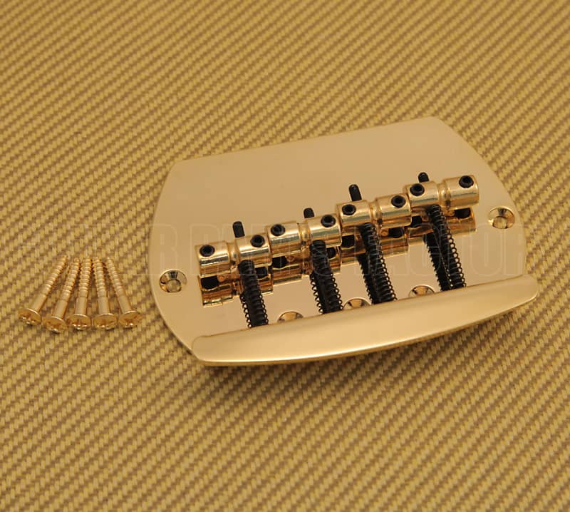 BB-MM4-G Gold 4-String Music Man Style Bass Bridge w/ | Reverb