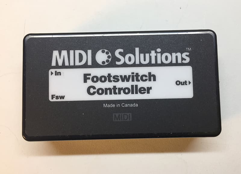 MIDI Solutions Footswitch Controller | Reverb