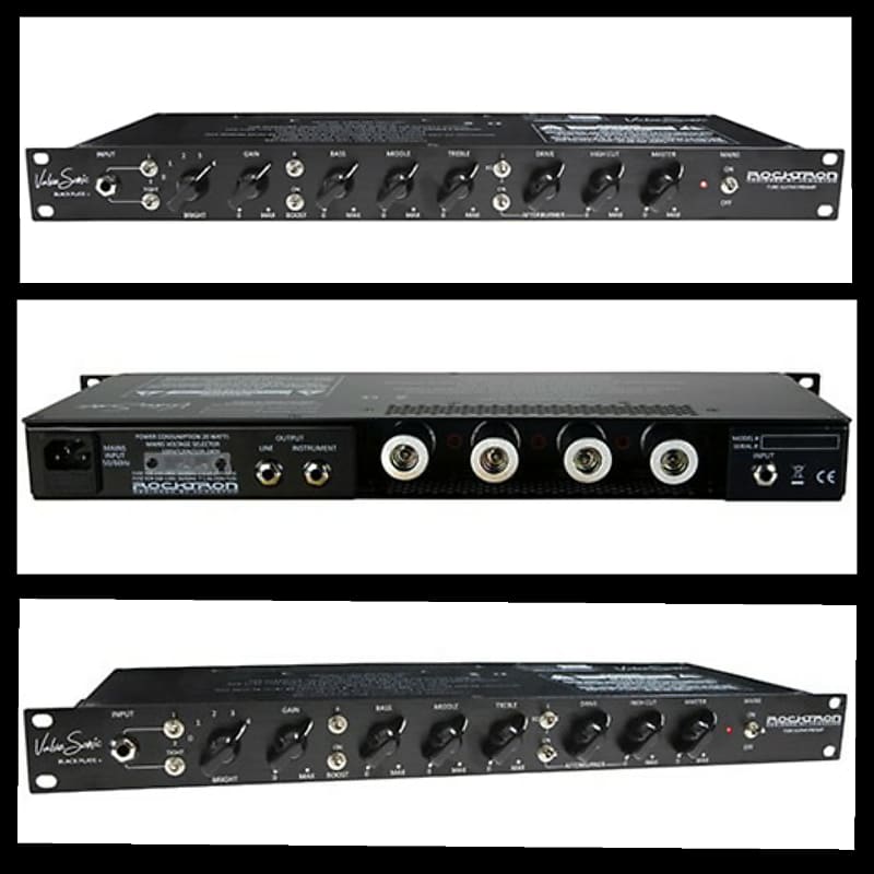 Rocktron Valvesonic Blackplate+ Tube Preamp 2020 | Reverb